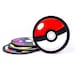 Pokeball Coaster Set Pokemon Gift Geeky Coasters Pokemon - Etsy