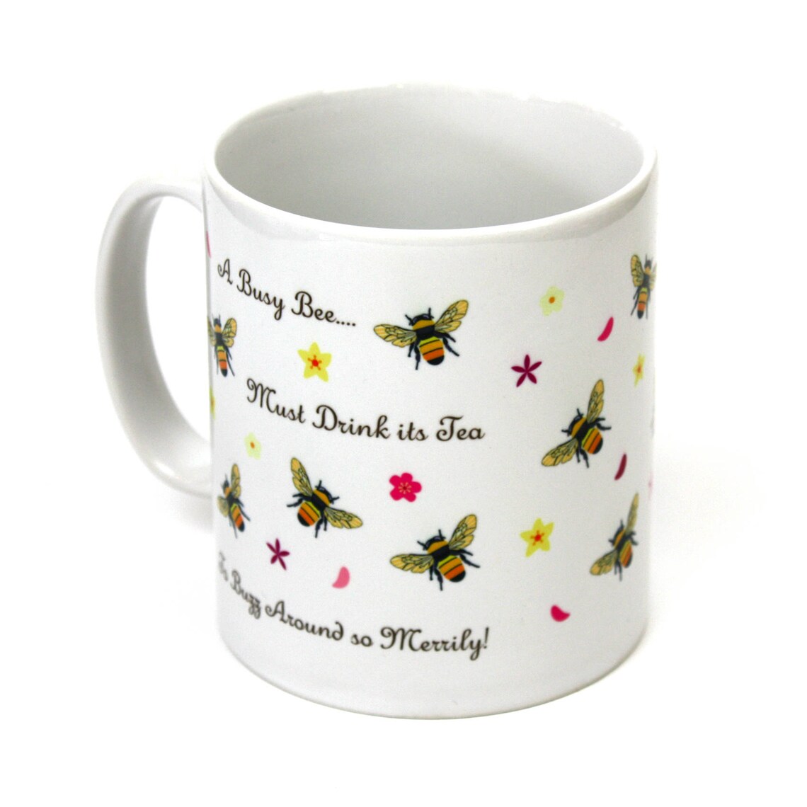 Bee Mug Flower Mug Bumble Bee Coffee Mug Busy Bee | Etsy