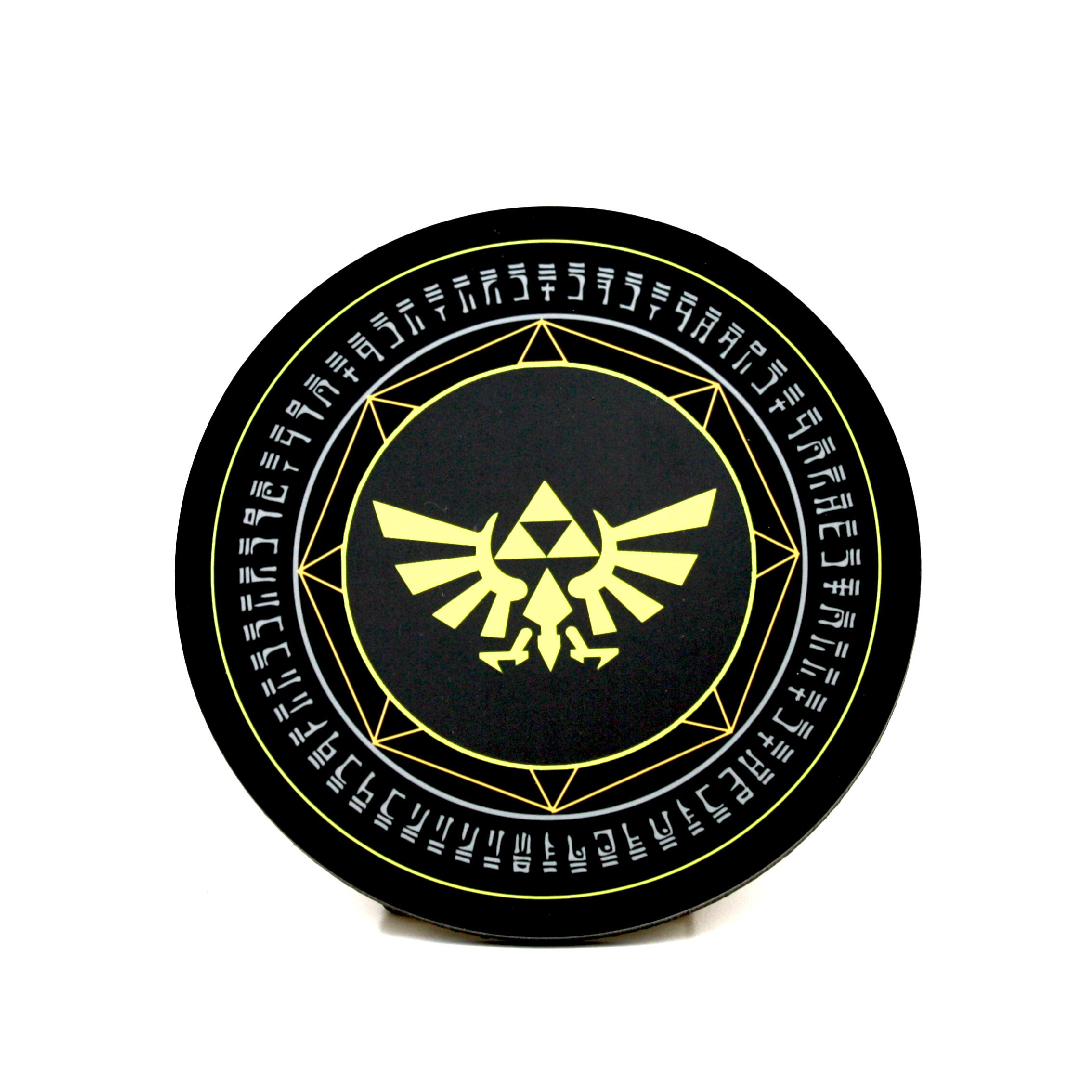 Legend of Zelda Triforce Coaster Legend of zelda Wingcrest | Etsy