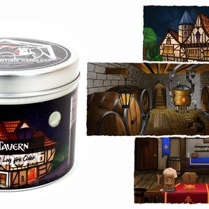The Tavern RPG Scented Candle Dungeon Master Candles Dnd Accessories ...