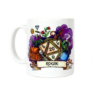 Dungeons and Dragons Dnd Class Dice Mug Custom Personalized D&D Class ...