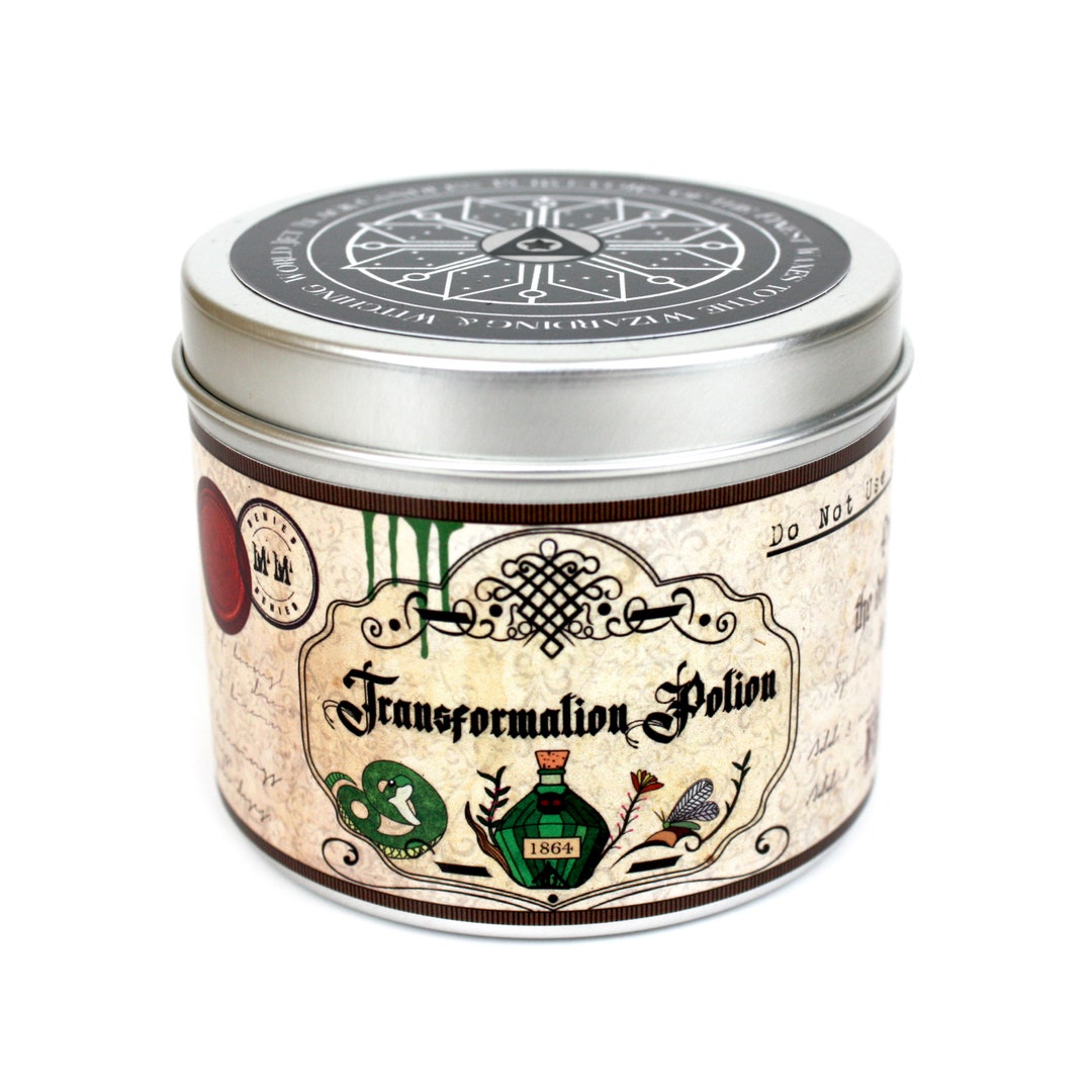 Transformation Potion Scented Candle - Potion Candle - Bookish Candles ...