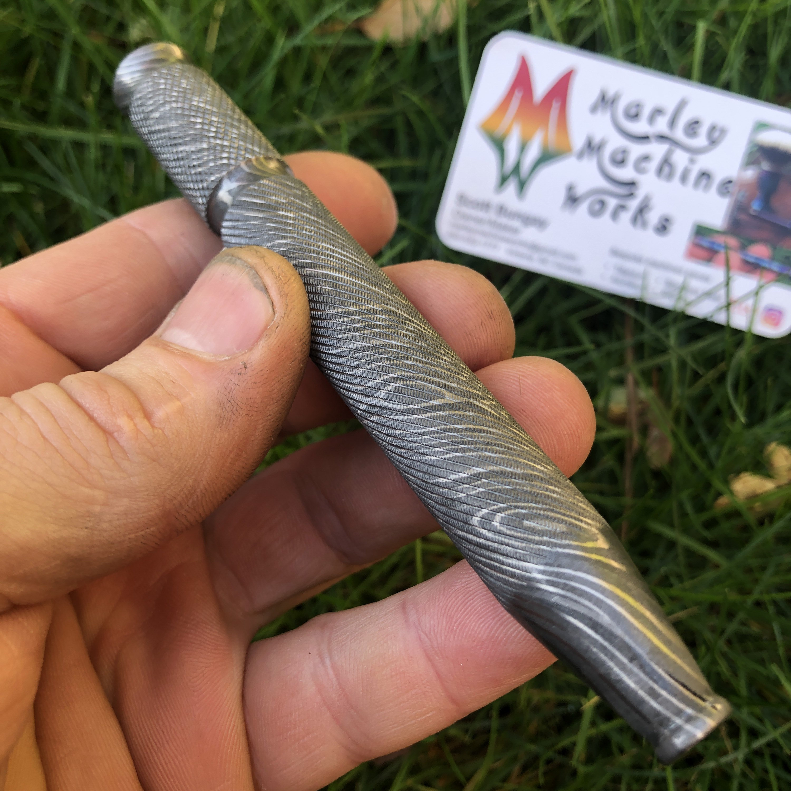 Bespoke Damascus Razor Handles Hand Made - Etsy