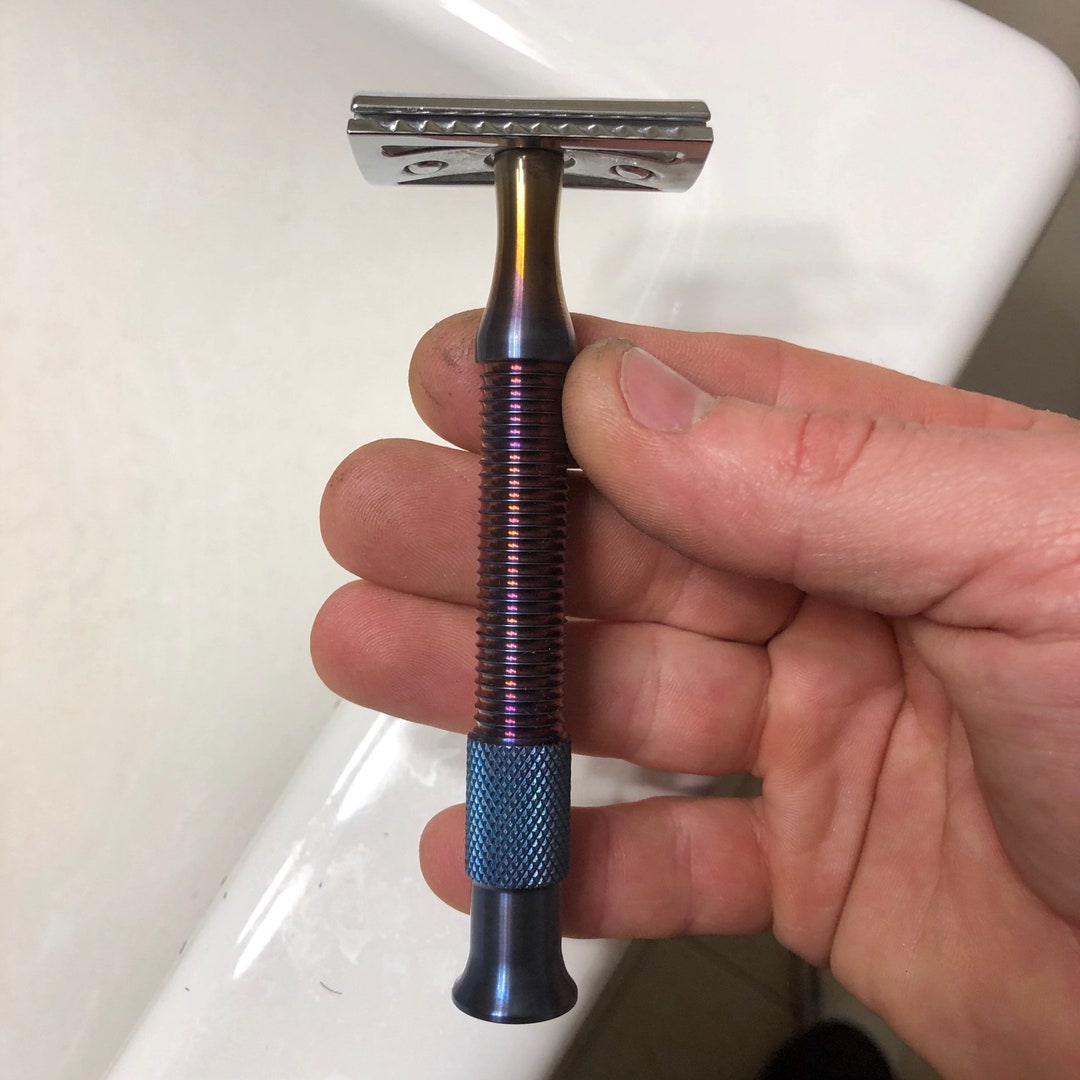 Bespoke Anodized Titanium Razor Handles. Made to Order for You! SE ...
