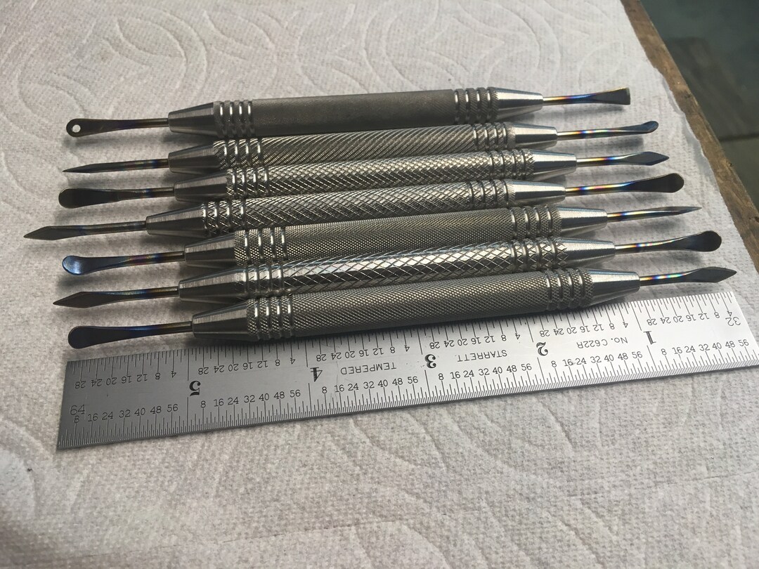Stainless Steel Body W/t Titanium Double Tip, Wax, Clay, Soap Carving ...