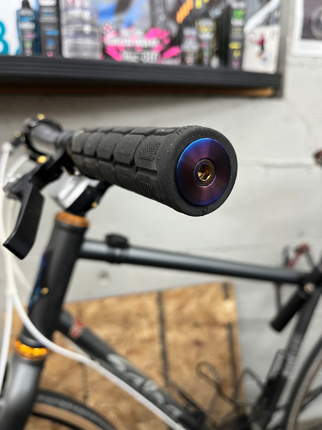 Bespoke Titanium Bicycle Bar End Plugs - Handmade - Etsy