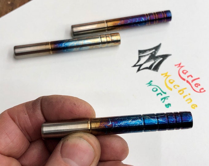 Handmade TITANIUM Bat, Pipe, Cigarette, Medical, Pipe, Dugout Hit ...