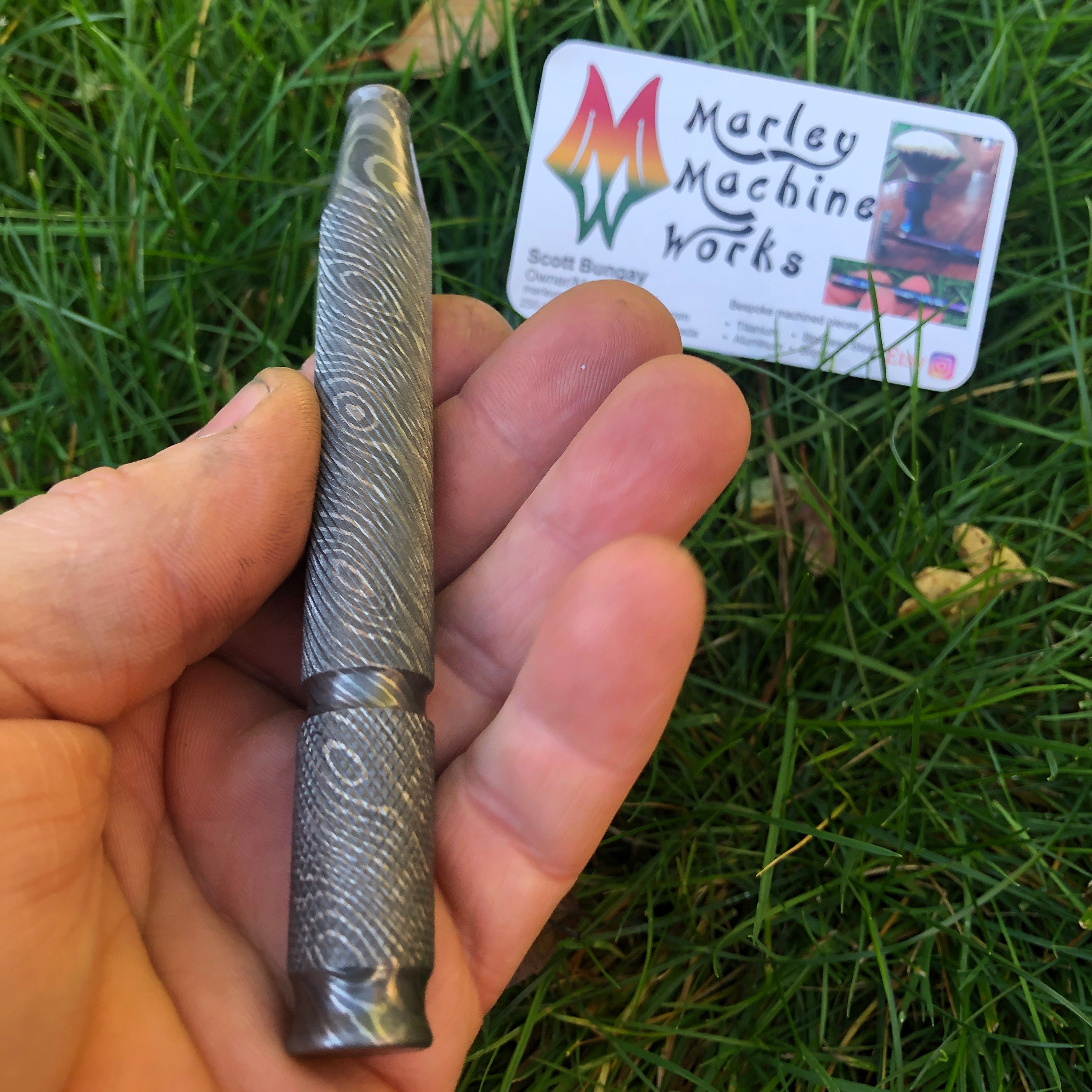 Bespoke Damascus Razor Handles Hand Made - Etsy