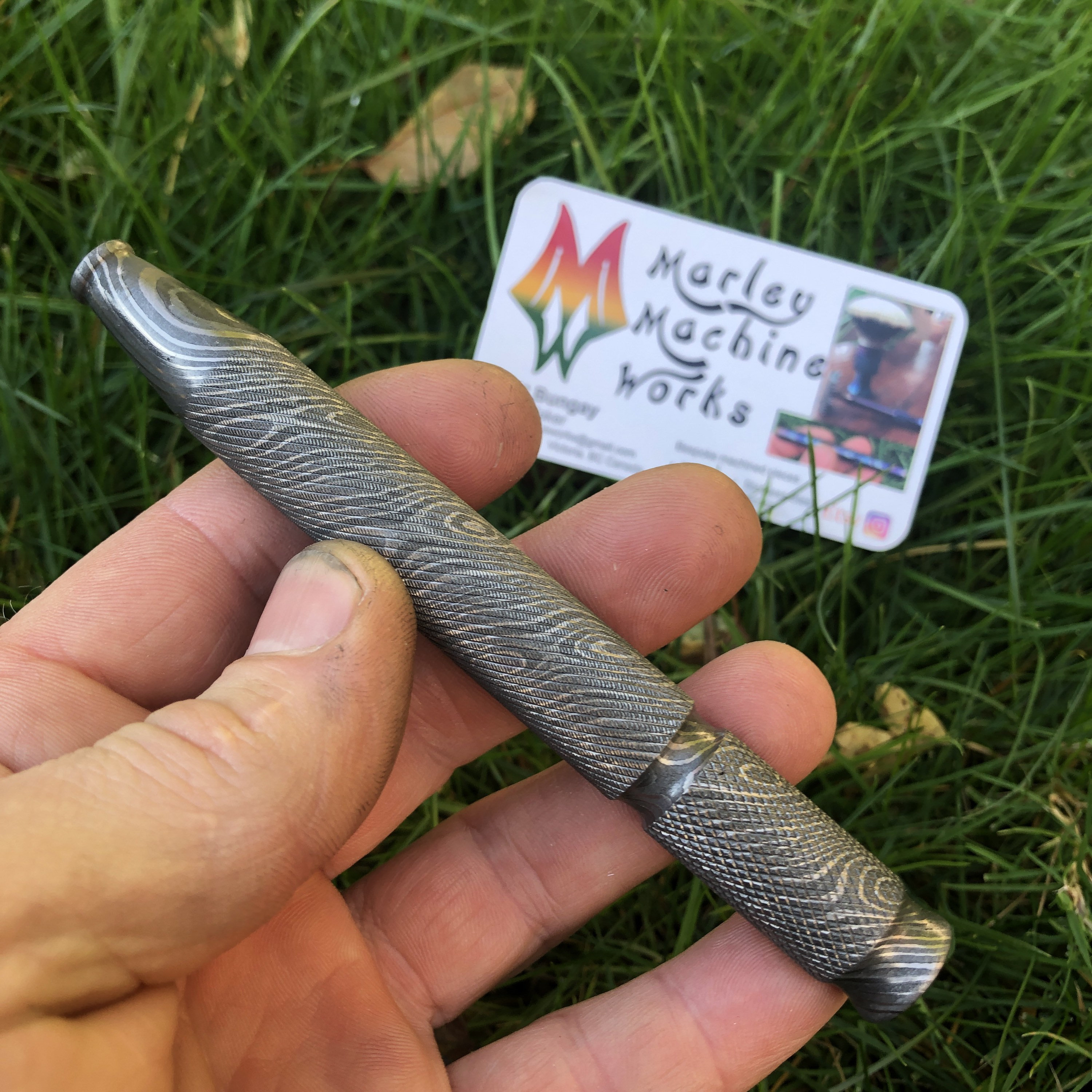 Bespoke Damascus Razor Handles Hand Made - Etsy