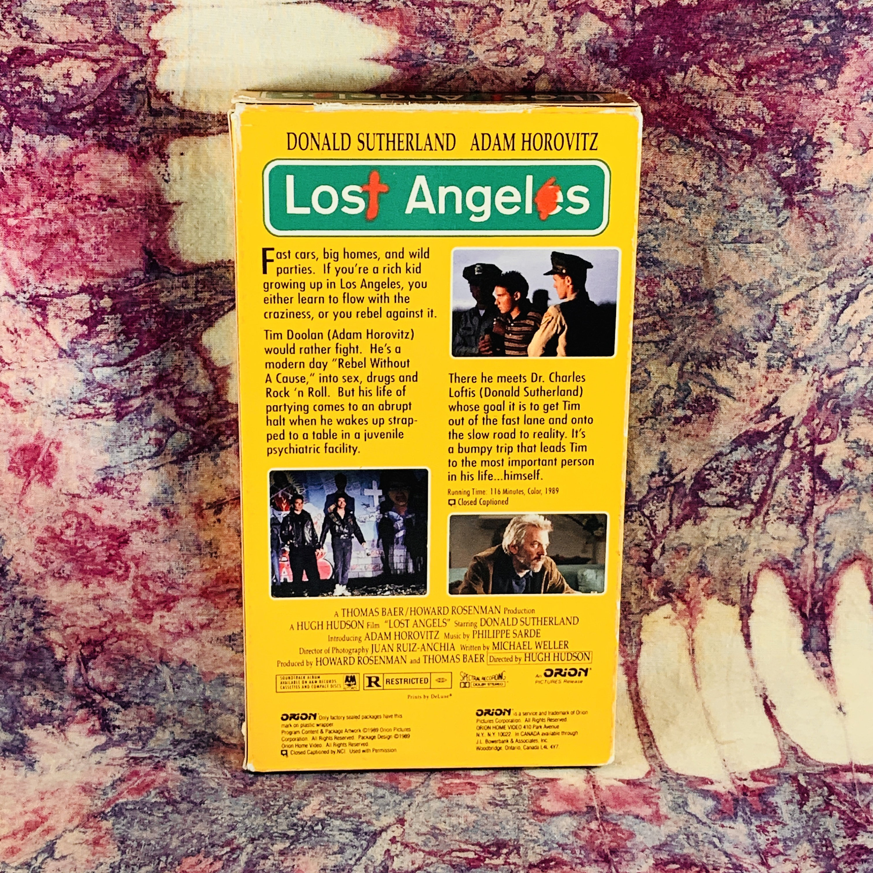 Lost Angels VHS Tape // Adam Horovitz // Orion Home Video - Etsy