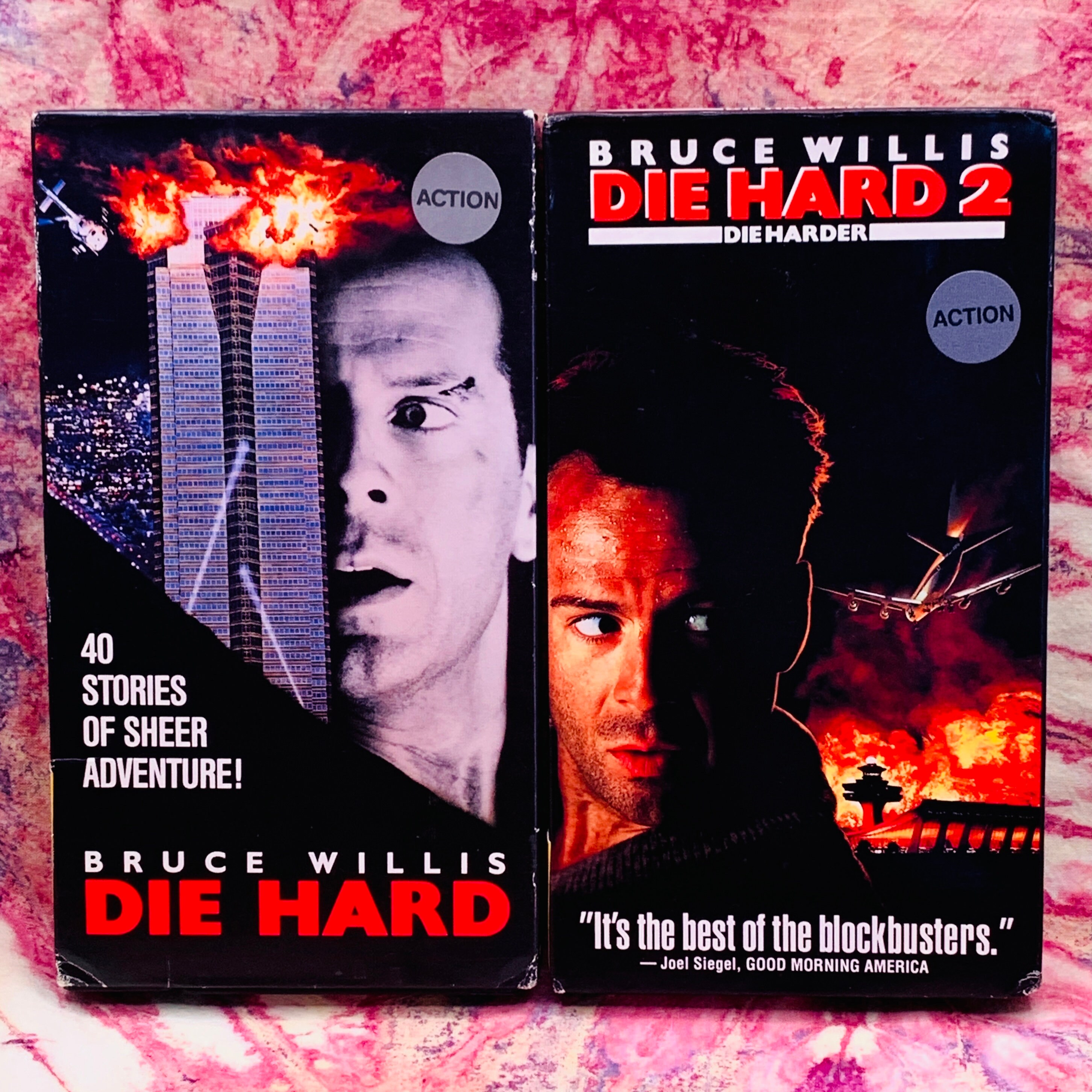 Die Hard // Die Hard 2 Double Feature VHS Tapes //bruce Willis - Etsy