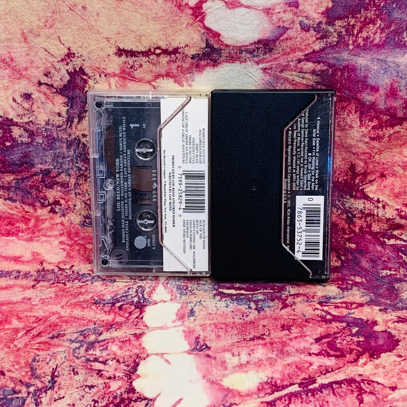 Lou Reed Cassette Tape Bundle // New York Lou Reed Live // Cassettes ...