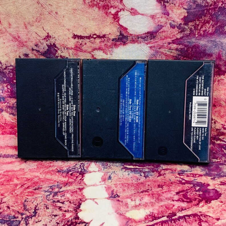 DEVO Cassette Tape Bundle // Are We Not Men New Traditionalists Shout ...