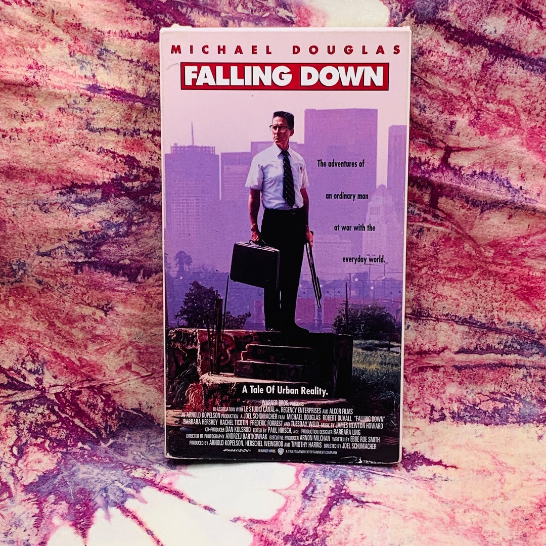 Falling Down VHS Tape 90s Thriller 1990's Vintage Movie Video Tape ...