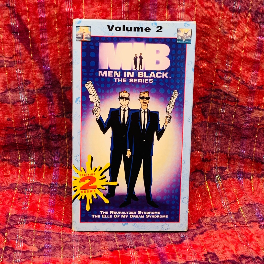 Men in Black VHS Animated MIB the Series Cartoon Video Tape 90's ...