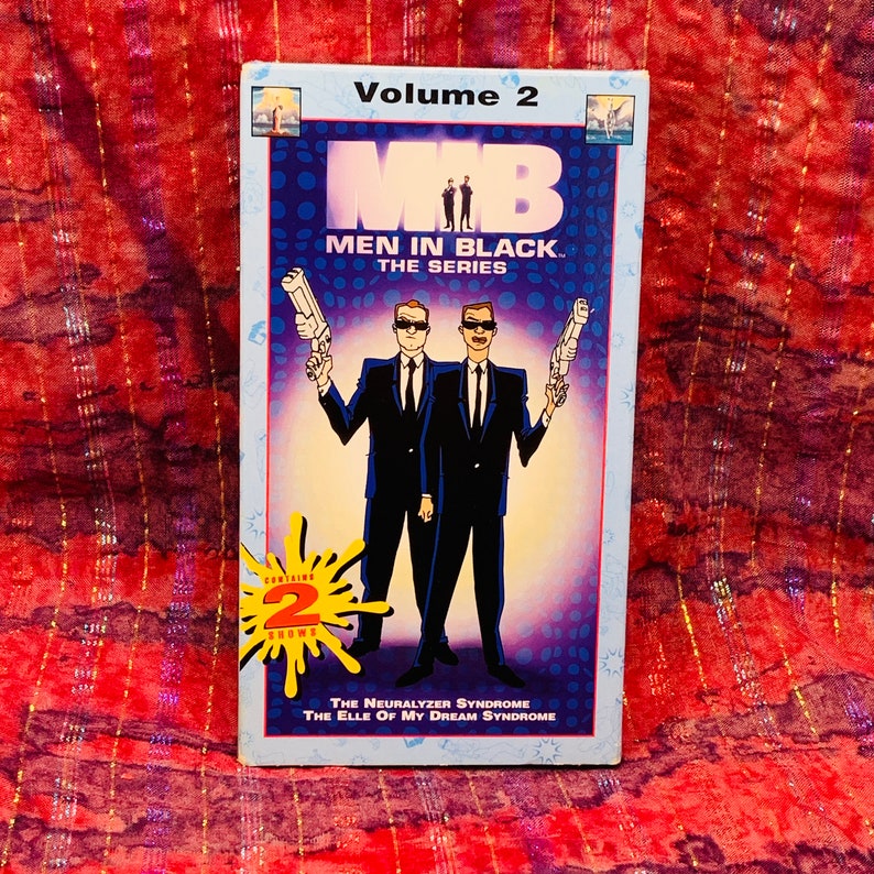 Men in Black VHS Animated MIB the Series Cartoon Video Tape 90's ...