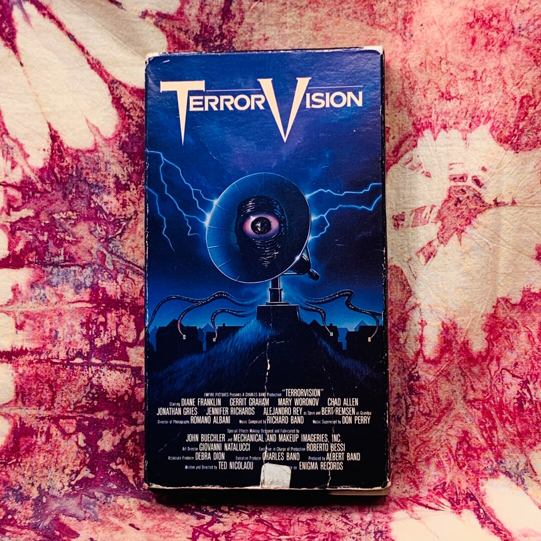 Terror Vision VHS Tape // 80's Horror Video Tape // Cult Horror // Sci ...