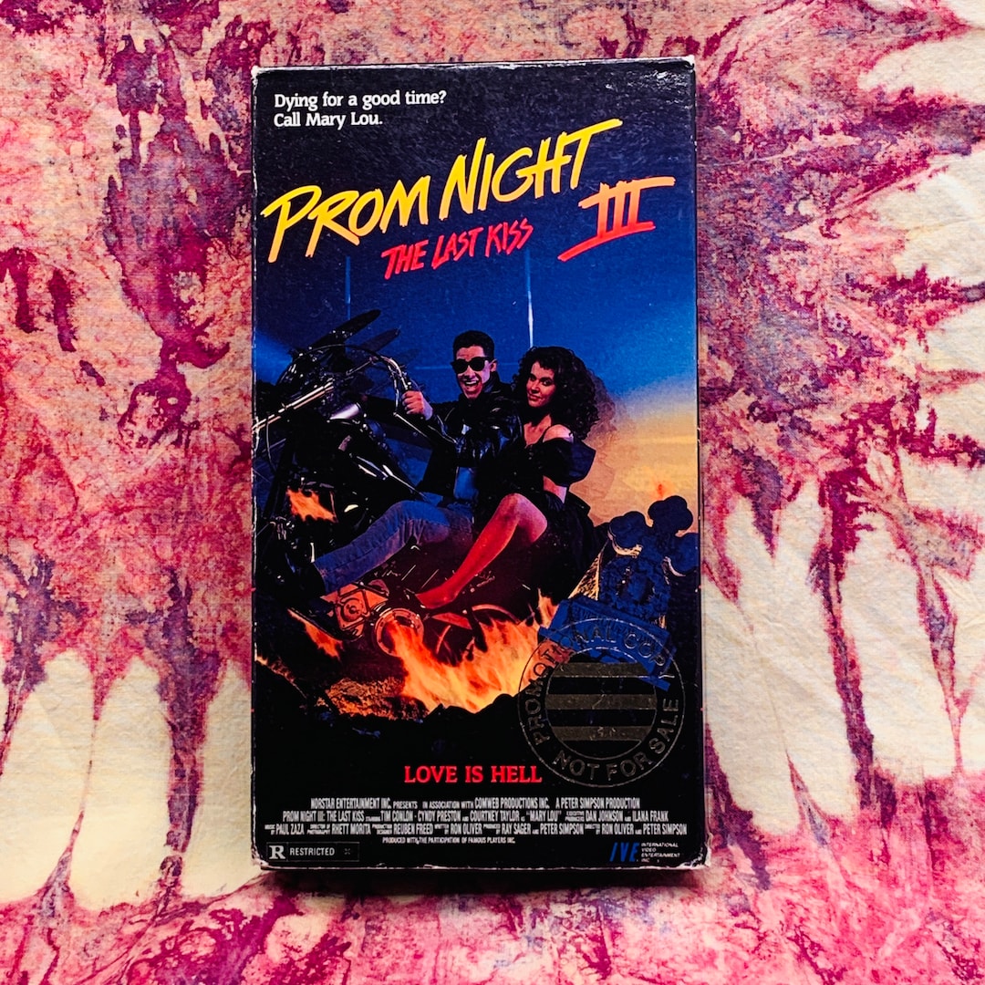Prom Night 3 the Last Kiss VHS Tape Video Tape 80's Horror - Etsy