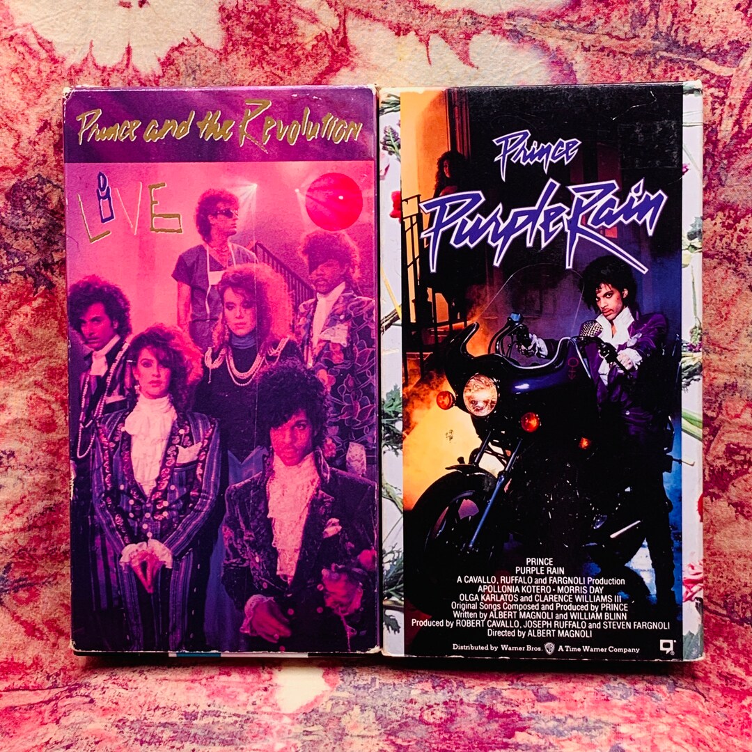 Prince DOUBLE Feature Purple Rain Prince and the Revolution Live VHS ...