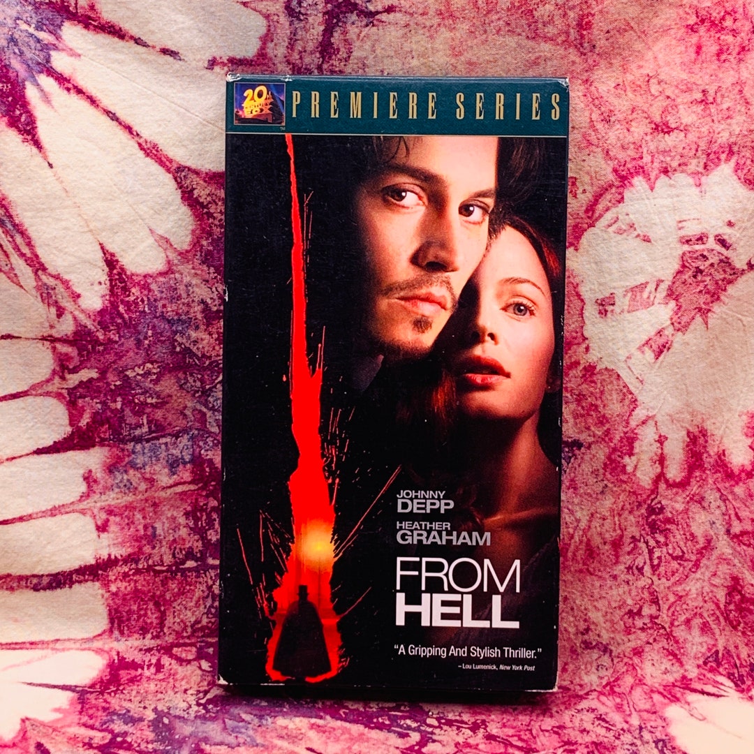 From Hell VHS Tape Video Tape 2000's // Johnny Deep // Hughes Brothers ...