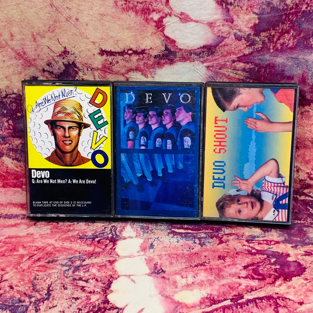 DEVO Cassette Tape Bundle // Are We Not Men New Traditionalists Shout ...