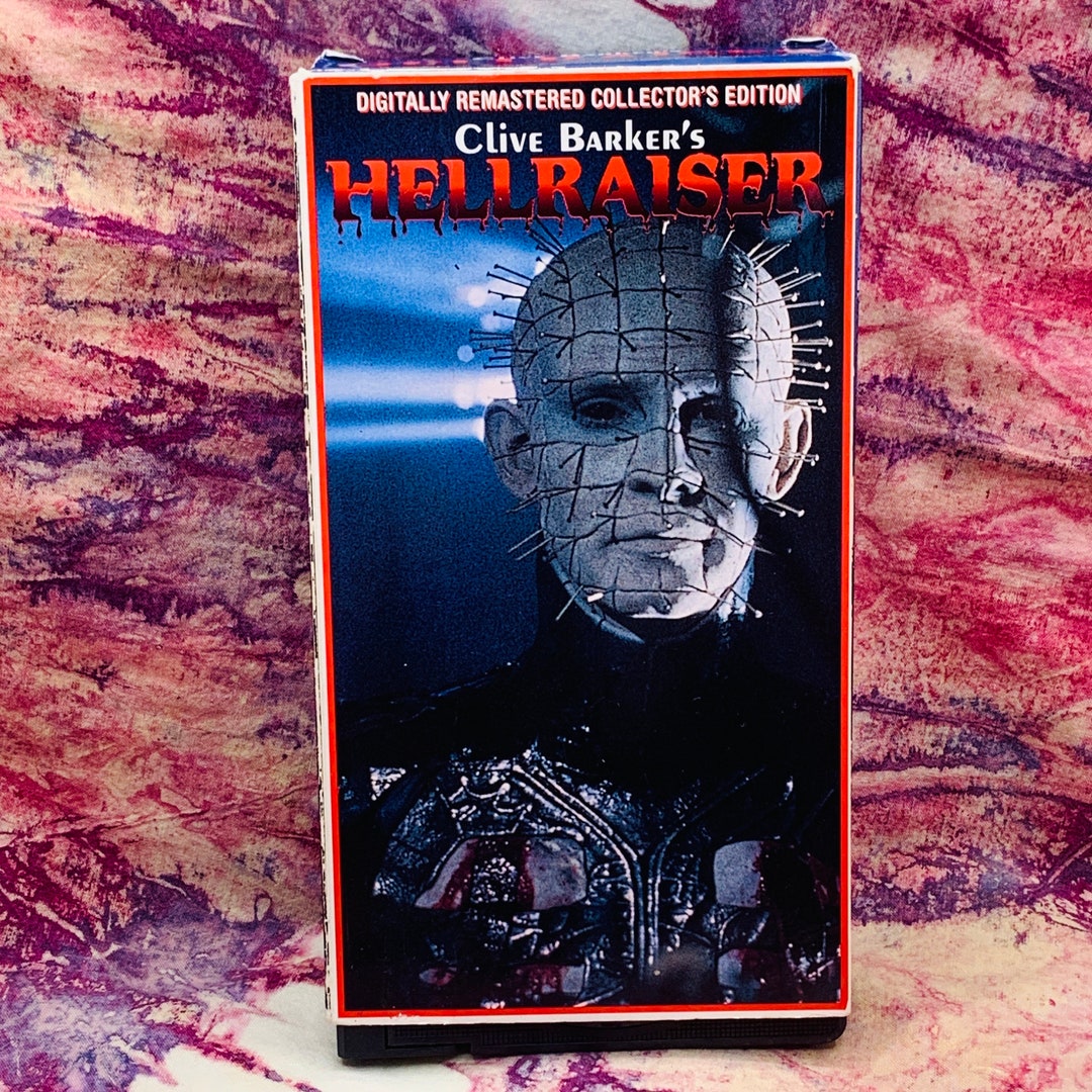 Hellraiser VHS Tape Collector's Edition Video Clive Barker 90s Horror Gore Cult Flick Slasher - Etsy