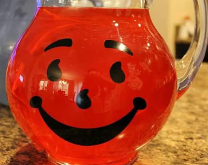 Kool Aid Pitcher - Glass Pitcher - Lemonade Pitcher - Glass Bubble ...