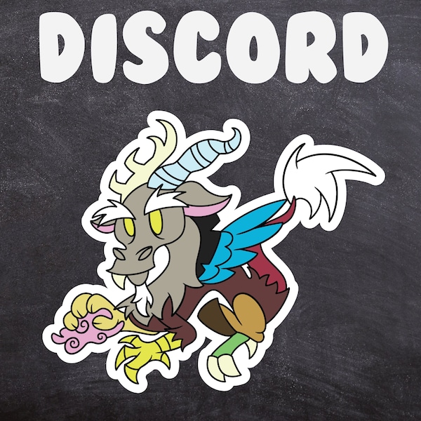 My Little Pony Discord Sticker - Etsy