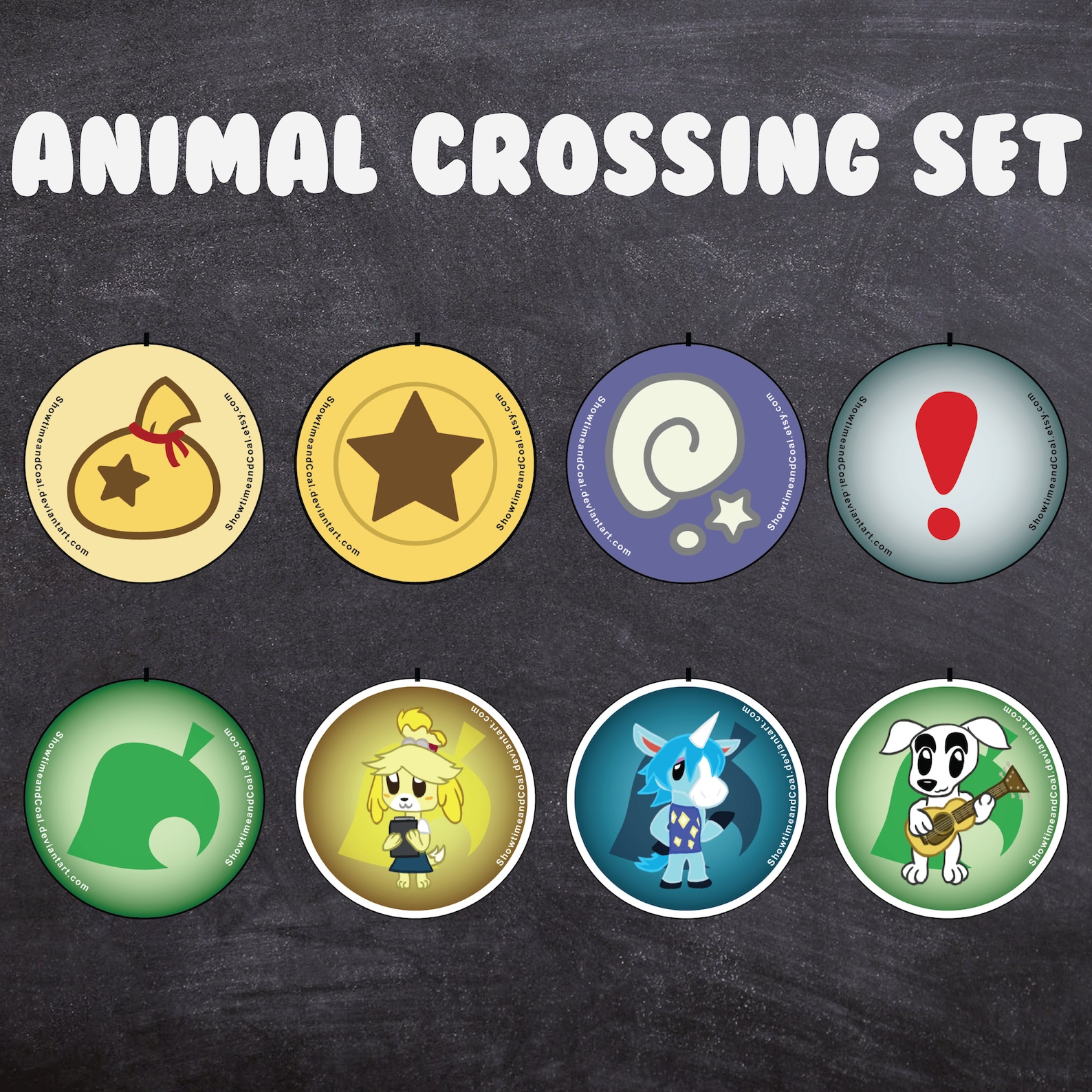 Animal Crossing 1.5 Button Set | Etsy