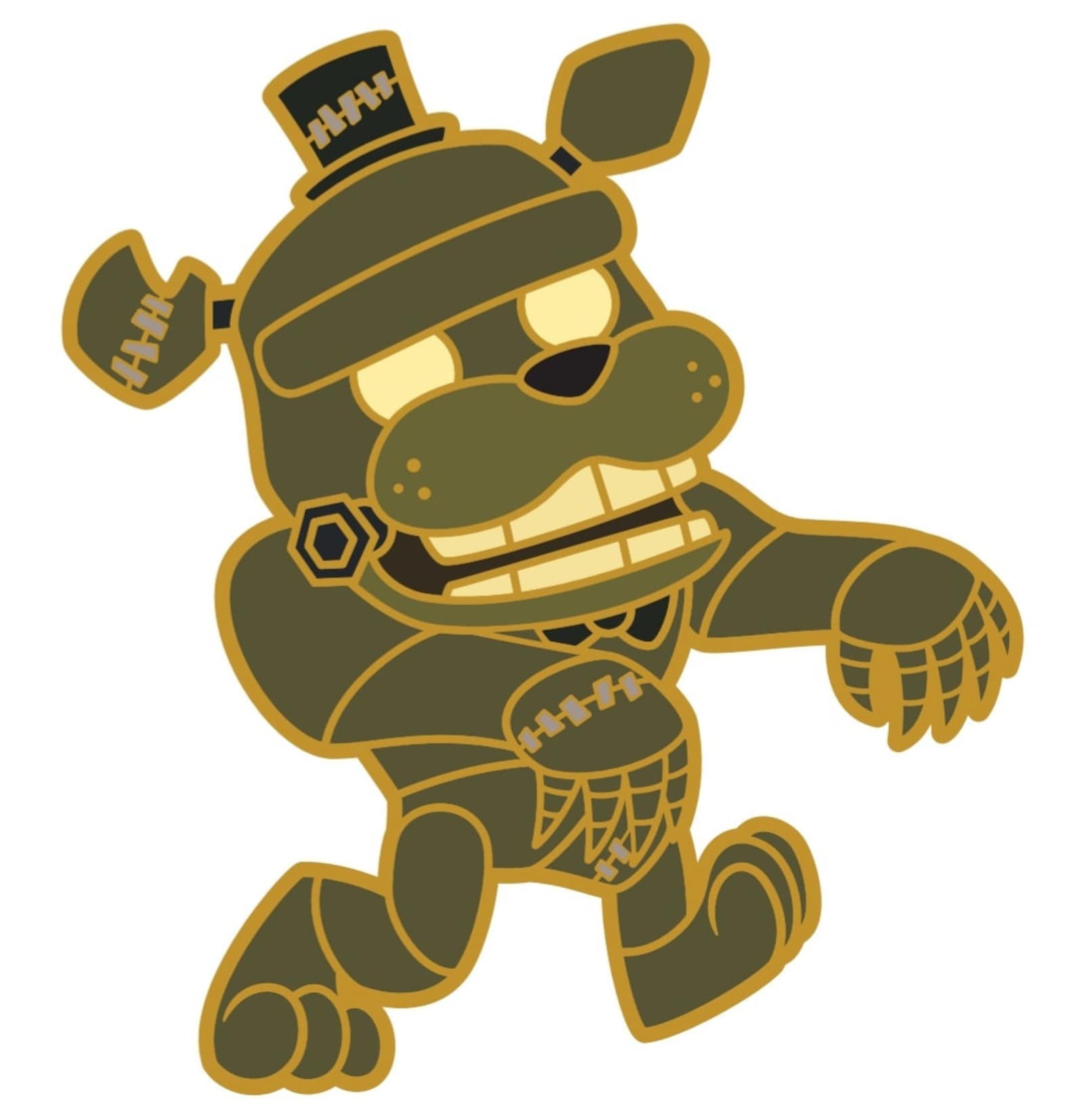 Dreadbear Enamel Pin | Etsy