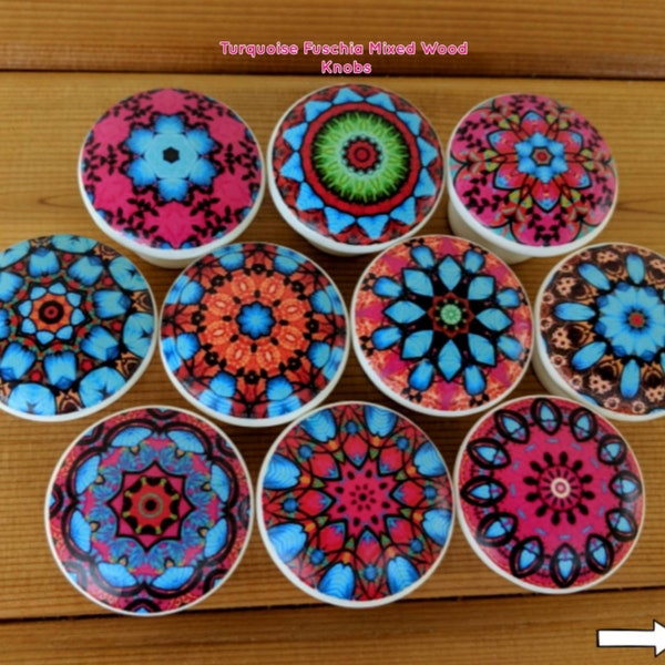 Aqua Cabinet Knobs - Etsy