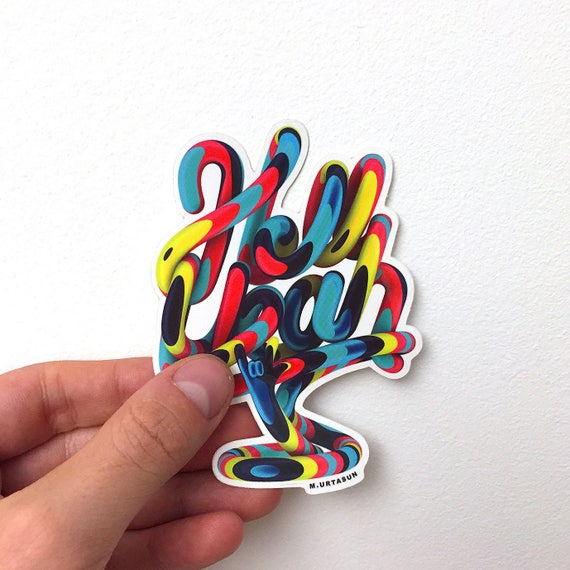 Hell Yeah Sticker | Etsy