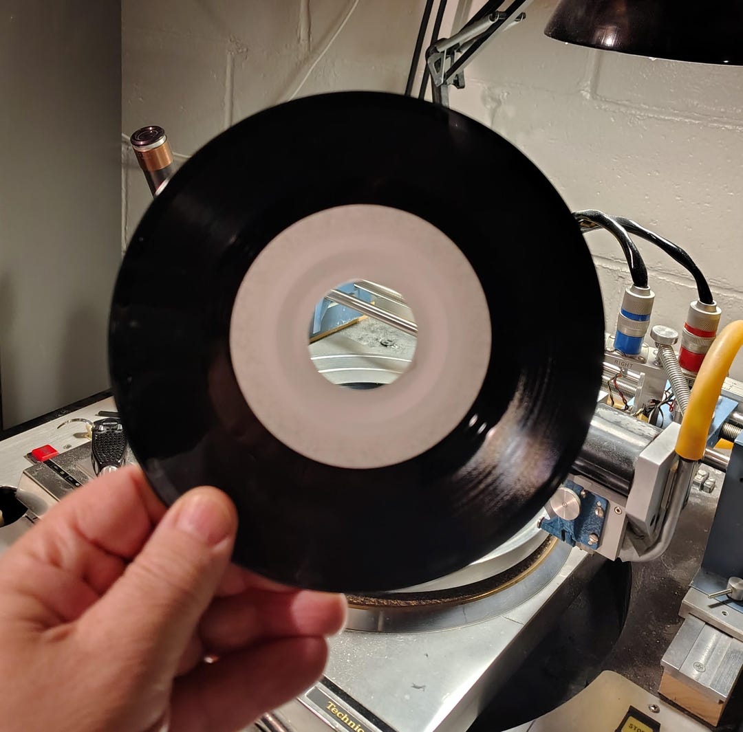 Custom Made 7-in 45 RPM Vinyl Jukebox Record. Wurlitzer, Seeburg, Rock ...