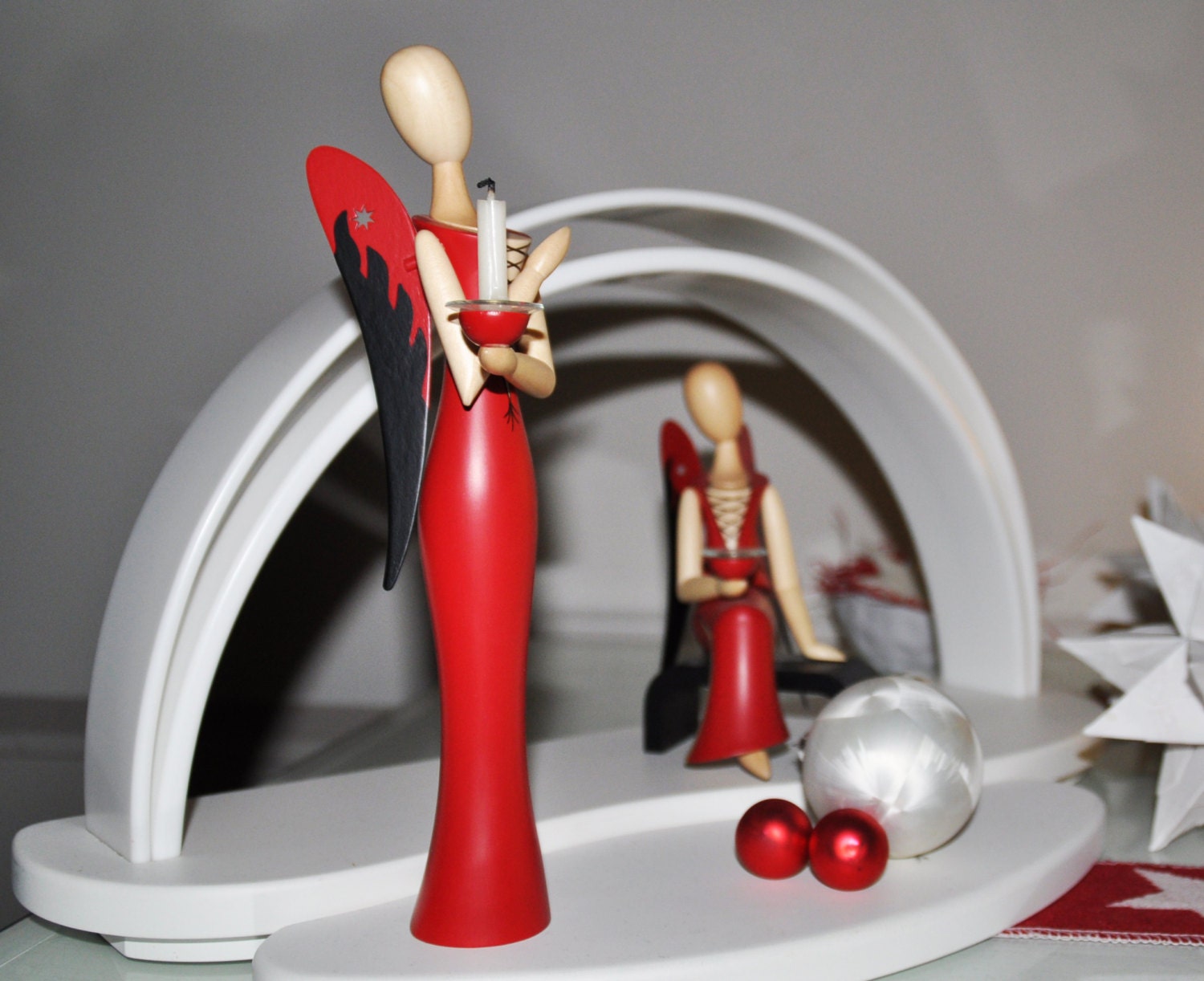 Sternkopf Angel Sexy Lady, Standing, With Candle Holder Original ...