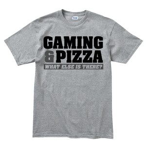 Mens Gaming and Pizza Gamer Video Game Funny T Shirt Tee Top - Etsy