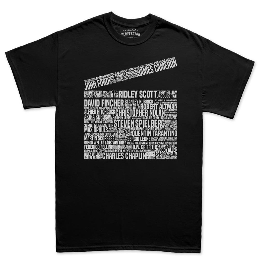 Movie Film Director Legends, Clapperboard Tribute Shirt, Gifts for ...