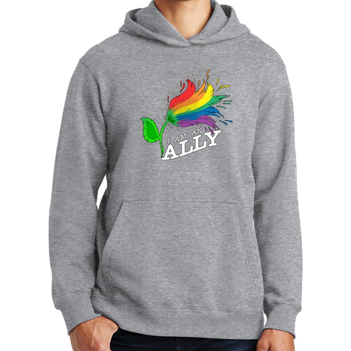 I Am an Ally Pride Gay Lesbian Bisexual LGBT Diversity Hoodie - Etsy UK