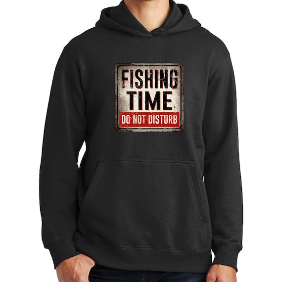 Fishing Time Do Not Disturb Warning Sign Hoodie - Etsy