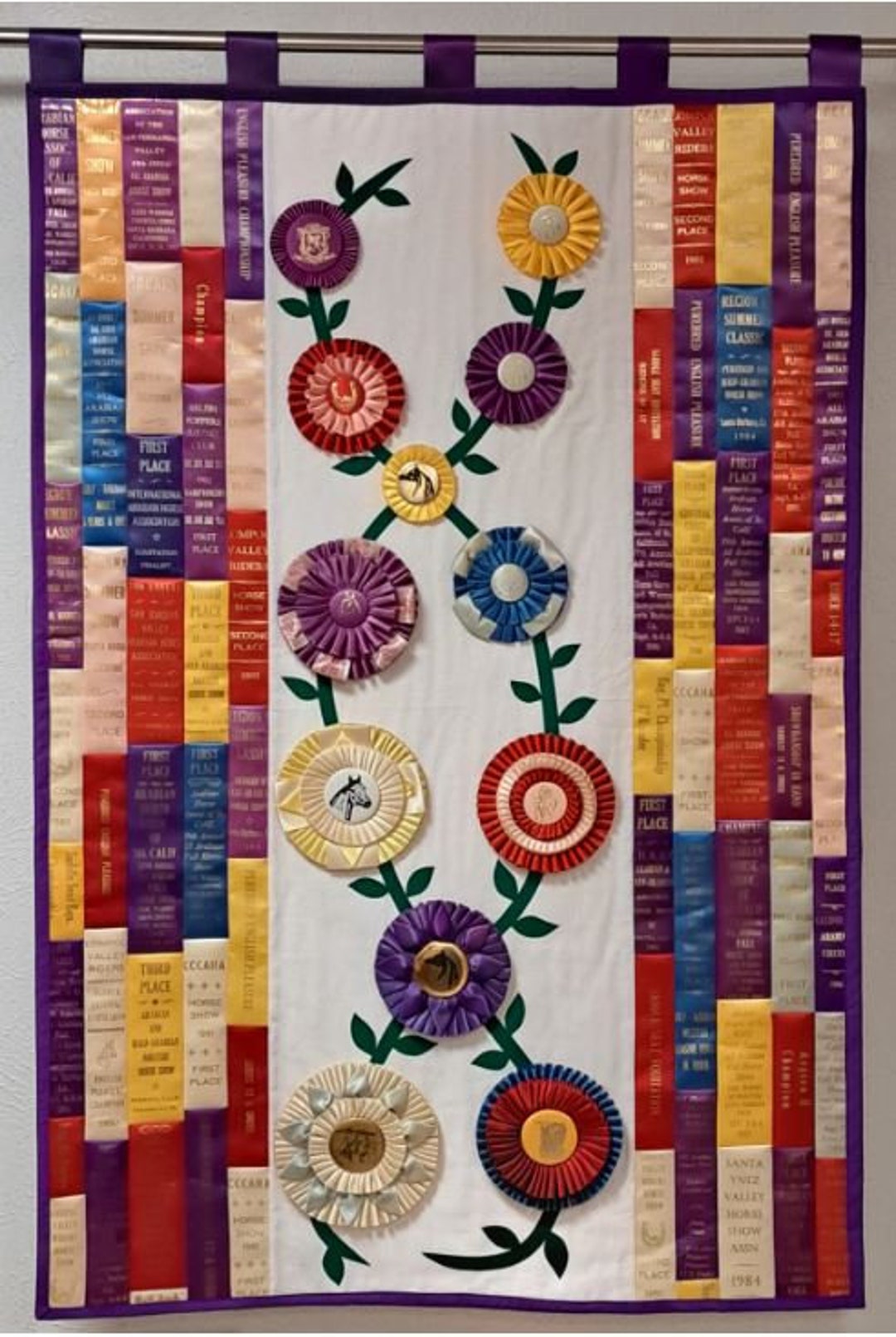 Vintage Horse Ribbon Quilt ***example Only*** - Etsy