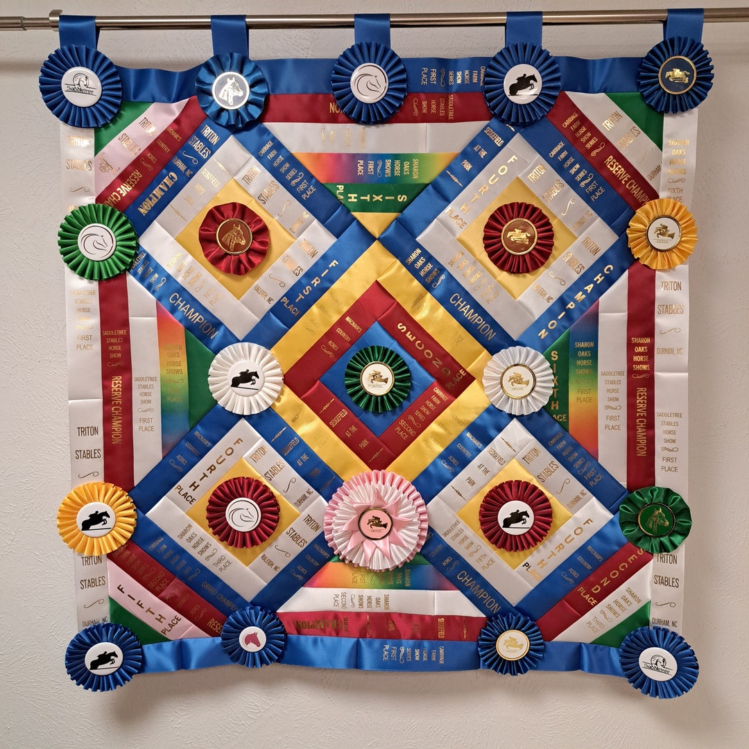 Equestrian Ribbon Display ***example Only*** - Etsy