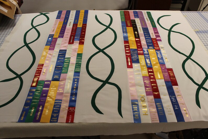 Horse Show Award Ribbon Quilt ***please Do Not Purchase - EXAMPLE ONLY ...