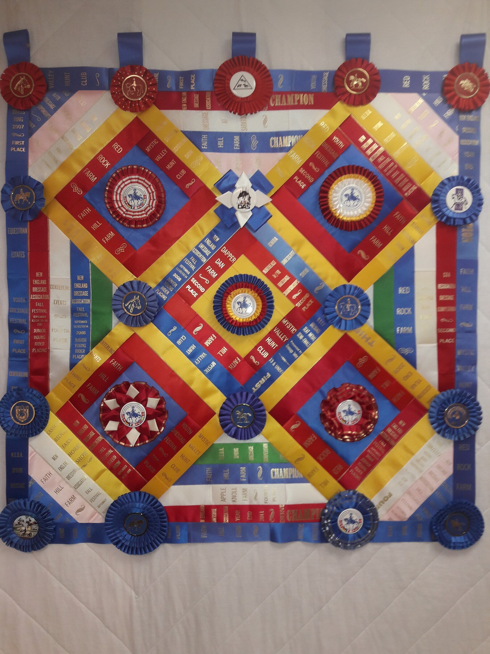 Dressage Award Ribbon Quilt ***EXAMPLE ONLY*** - Etsy