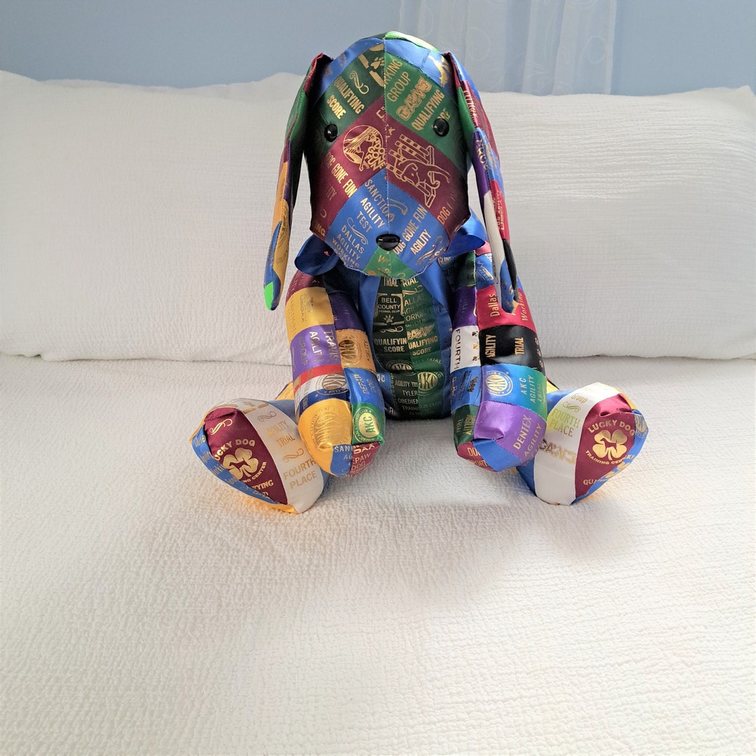 Agility Ribbon Stuffed Dog ***example Only*** - Etsy