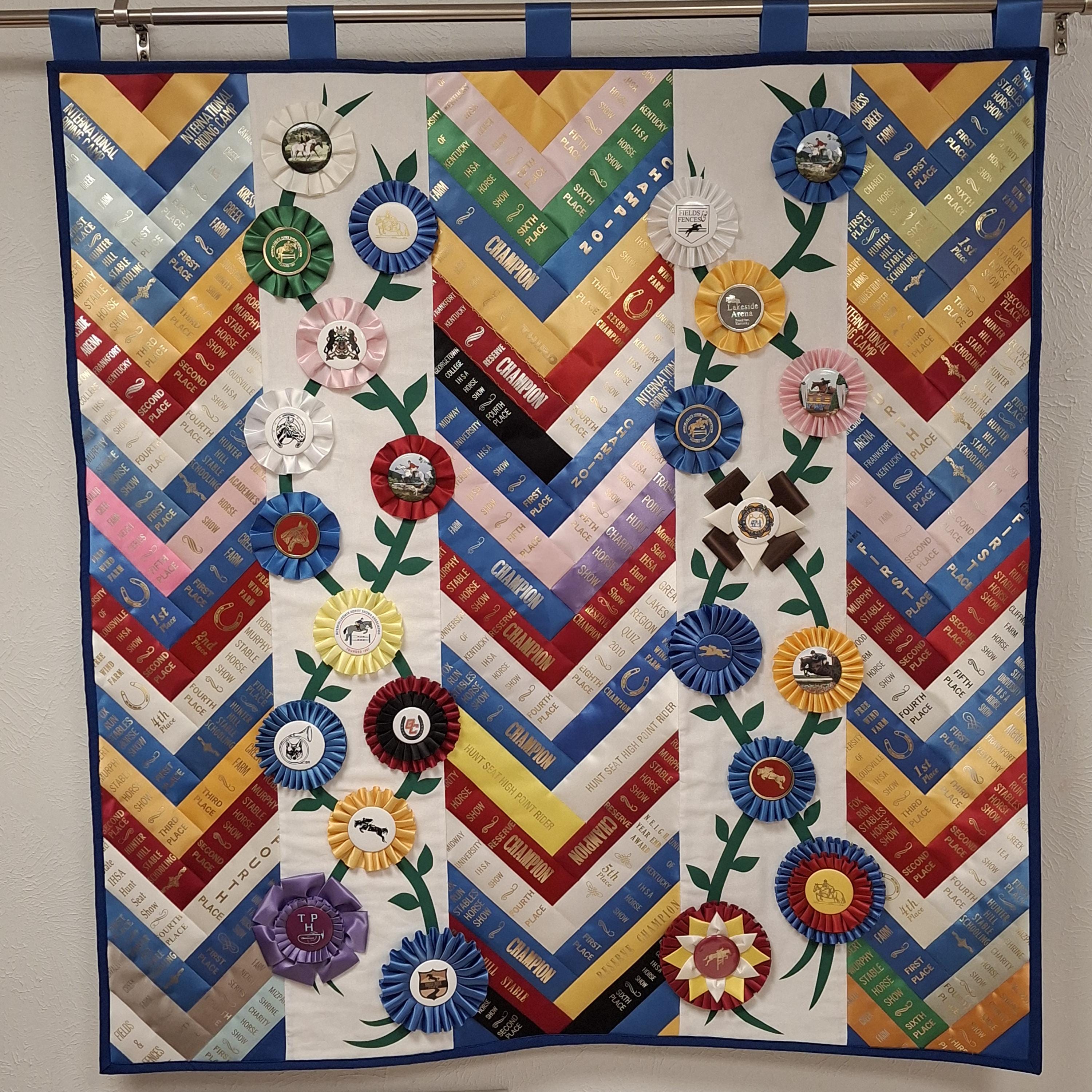 Custom Horse Show Ribbon Quilt ***example Only*** - Etsy