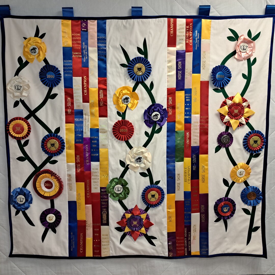 Horse Show Ribbon Quilt ***example Only*** - Etsy