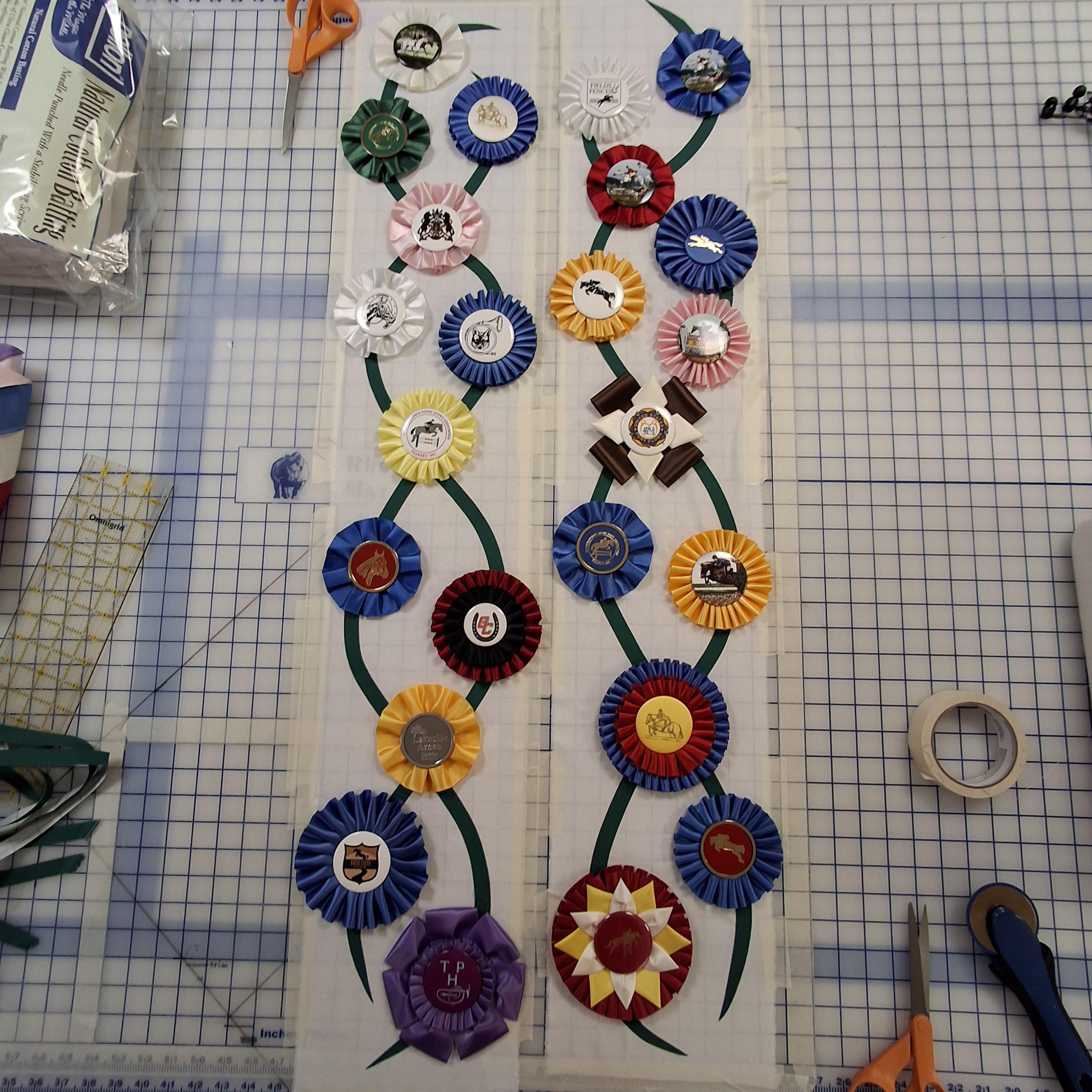 Custom Horse Show Ribbon Quilt ***example Only*** - Etsy