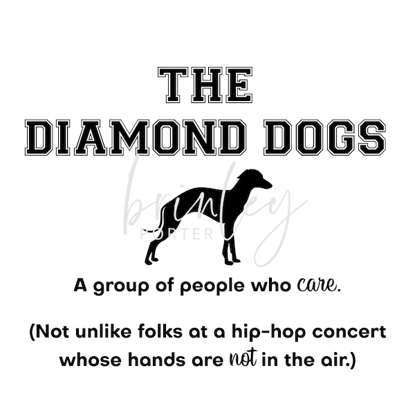 Diamond Dogs Svg - Etsy