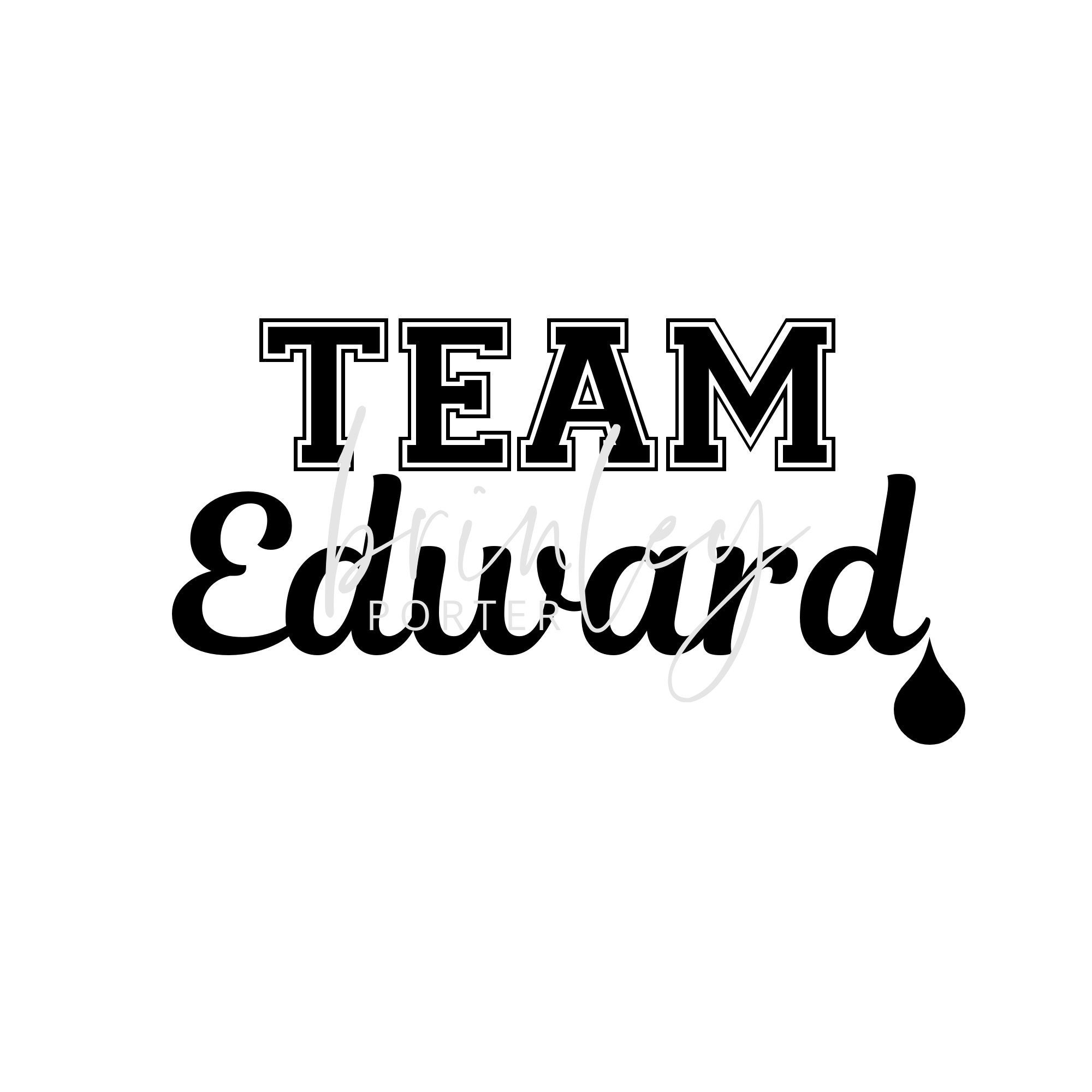 Team Edward PNG & SVG (new!) - Etsy