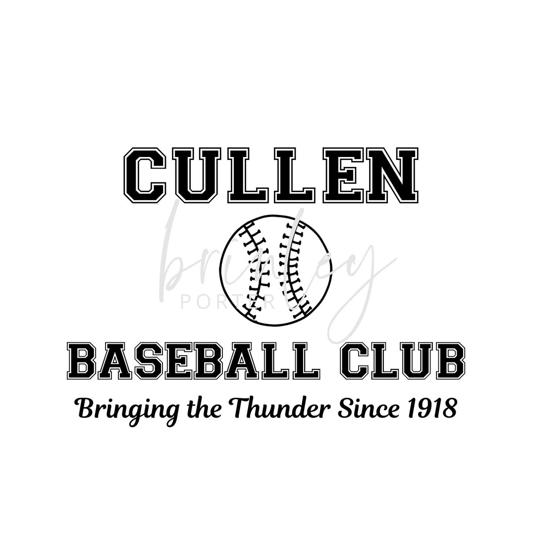 Cullen Baseball Club PNG & SVG (new!) - Etsy