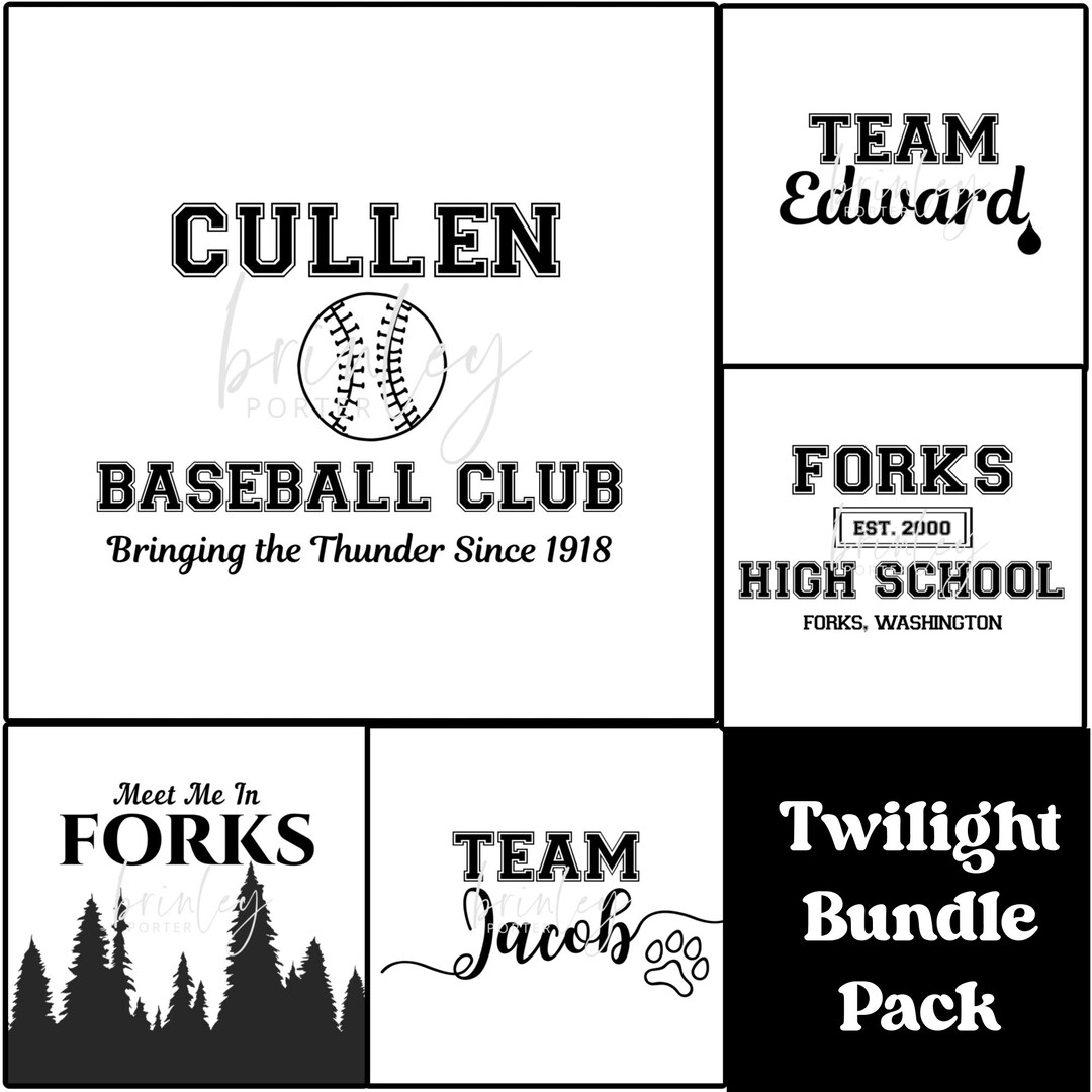 NEW!! Twilight SVG Bundle of Five Bestselling Files - Etsy